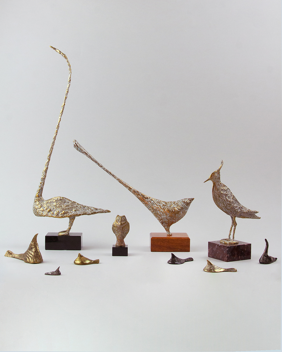 Скульптура из бронзы и серебра