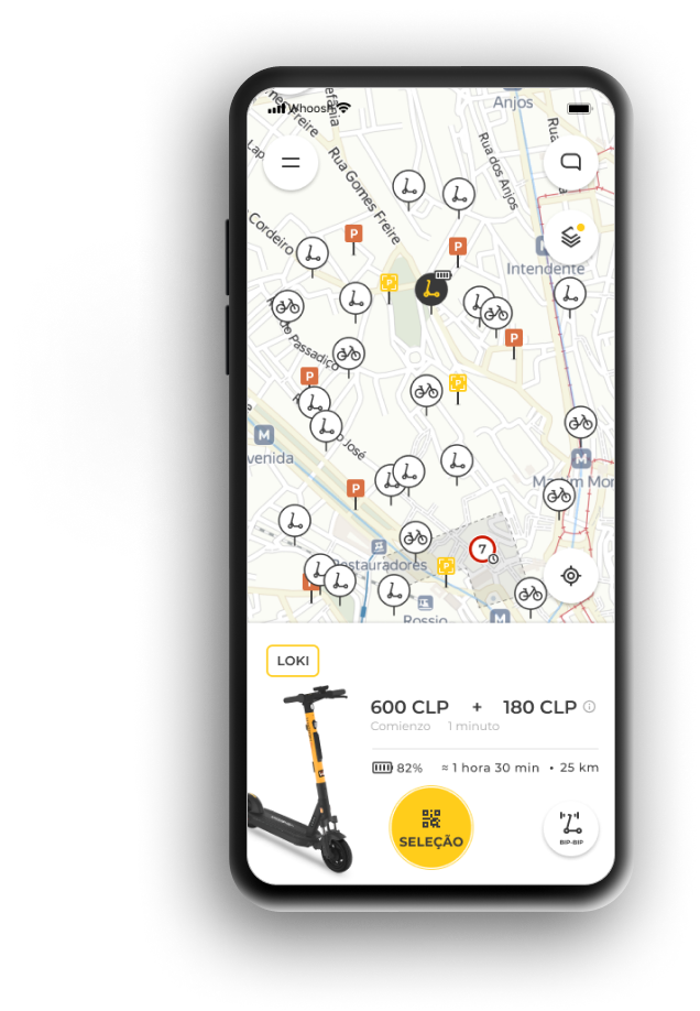 WHOOSH |Scooter Eléctrico y Bicicleta Compartida