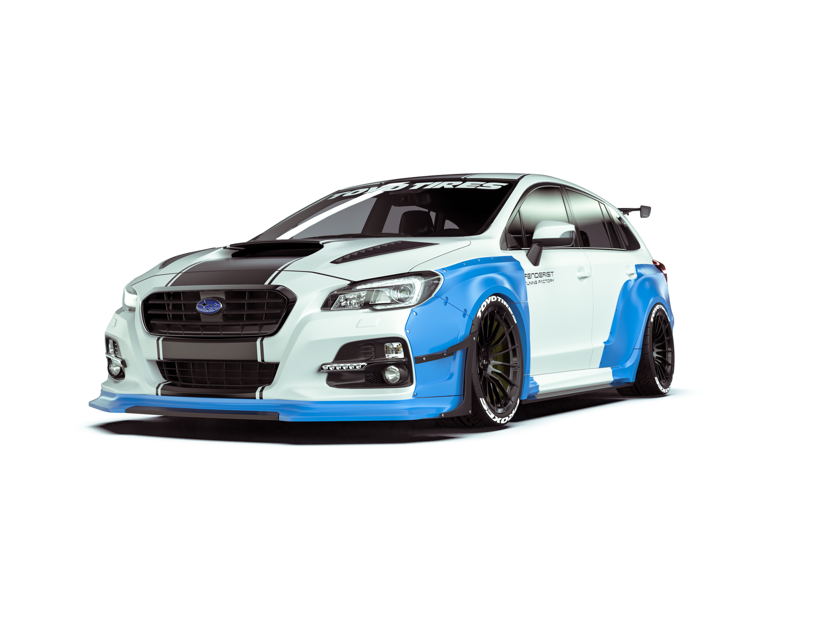 Full FENDERIST SPEC S kit / WIDE BODY KIT Subaru Levorg 14-17