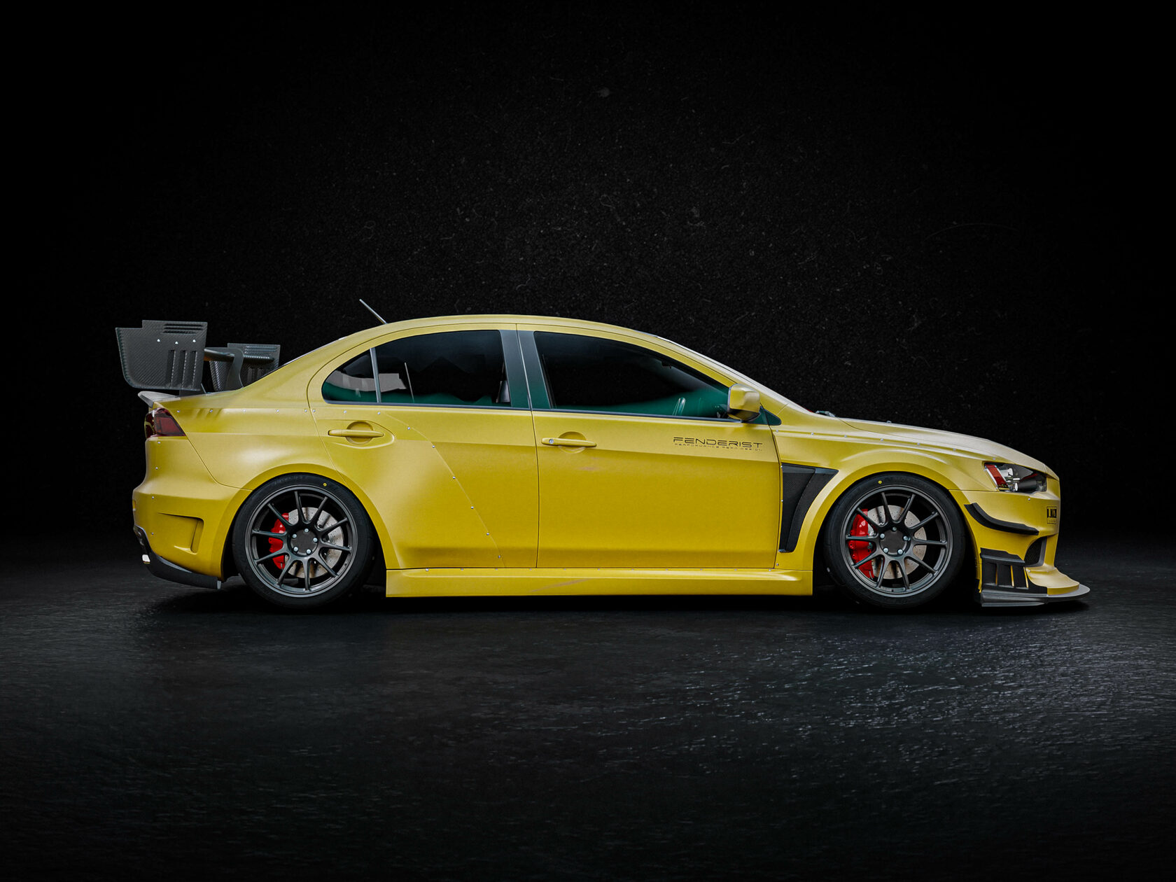 FENDERIST SPEC R Full Set / WIDE BODY KIT MITSUBISHI LANCER EVO X 2008-2015