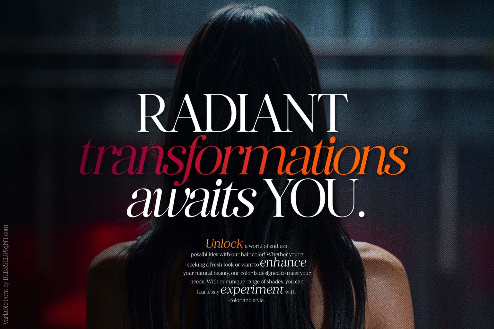 Retro Voice | Variable Serif Font by Blessed Print