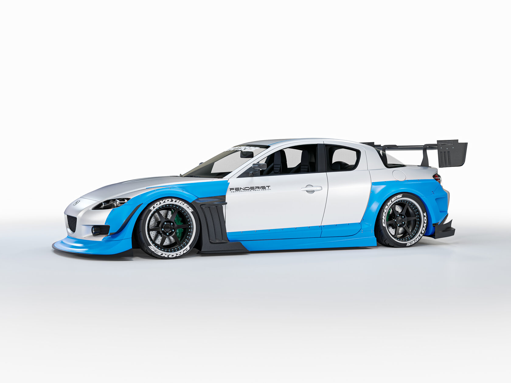 FENDERIST SPEC R Full kit / WIDE BODY KIT Mazda RX-8 2003-2008