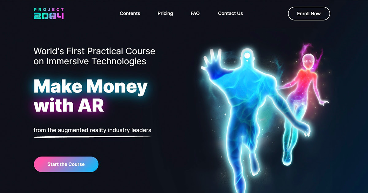 World's First Practical Course on Immersive Technologies - Project 2084