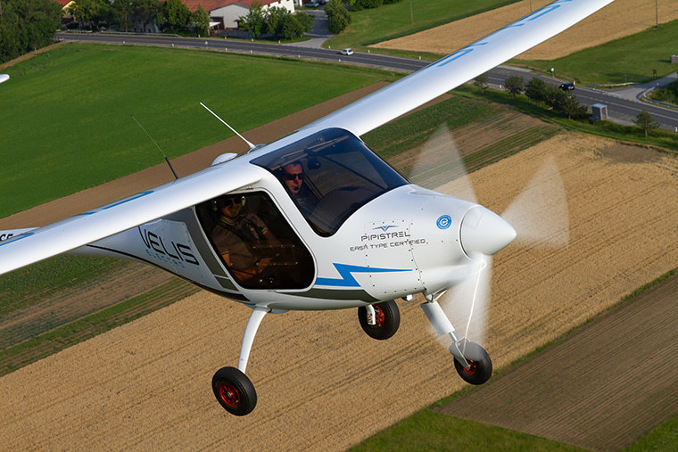 The UK's first certified fully electric aircraft flying the British Skies