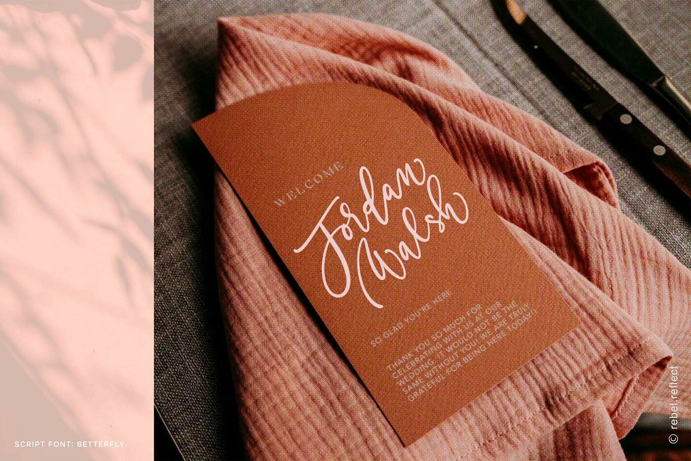 BetterFly Font | Script Fonts - Blessed Print