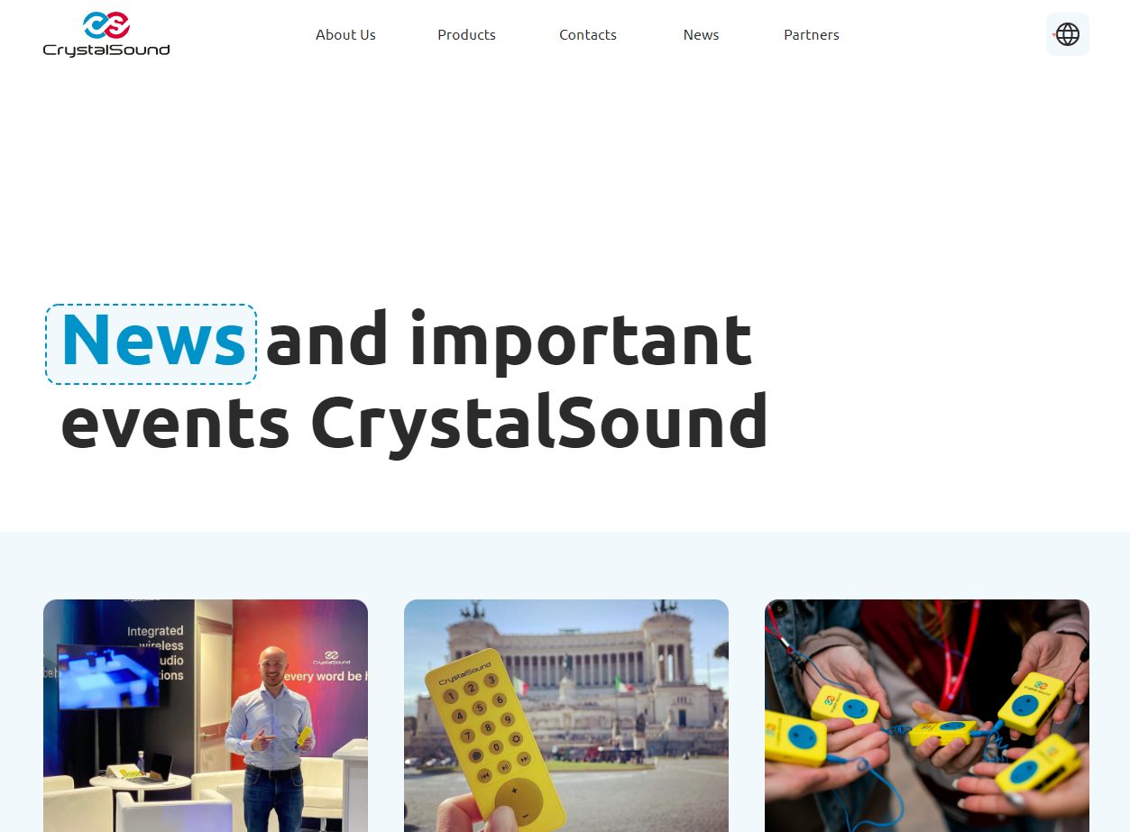 CrystalSound news