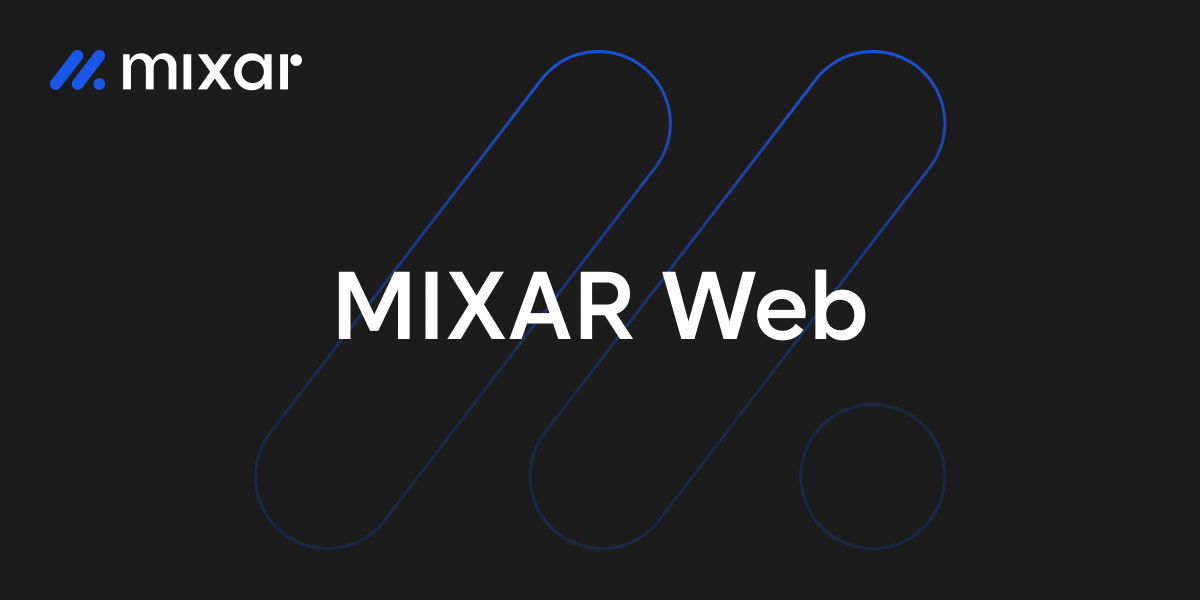 Web AR / WebAR конструктор дополненной реальности - MIXAR