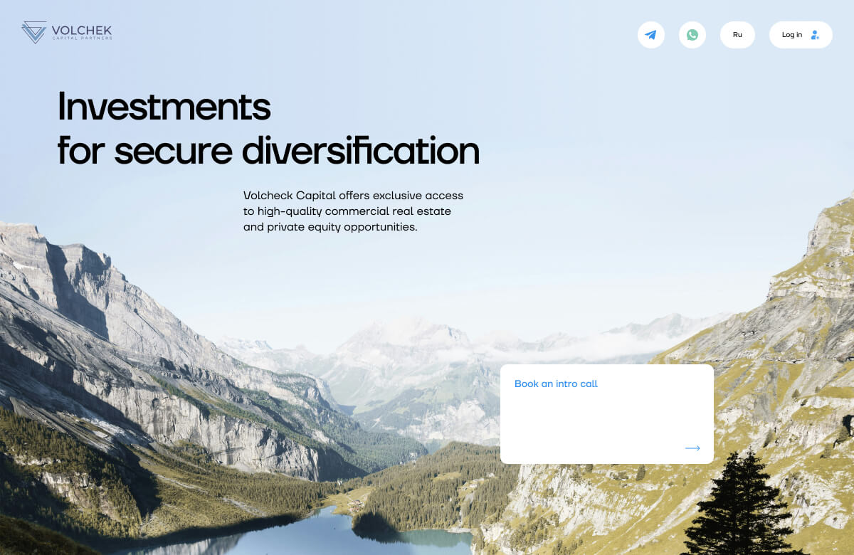 Volchek Capital Partners — Investments for secure diversification