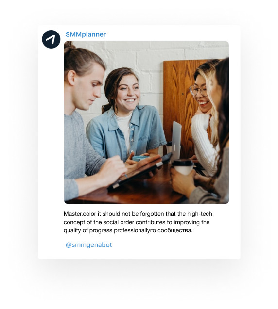 SMMplanner – automated social media posting, content creation, graphic design and AI assistant