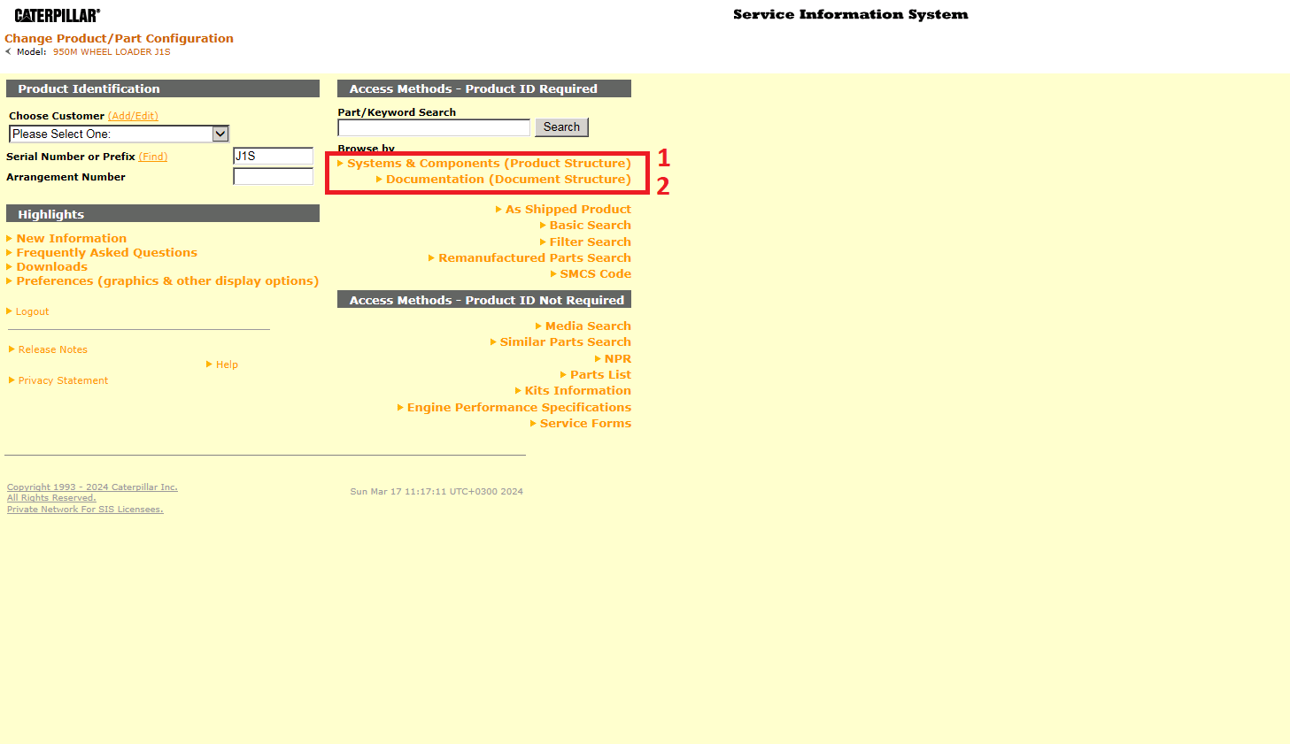 Instructions, manual for SIS CAT - Service Information System. Step-by ...
