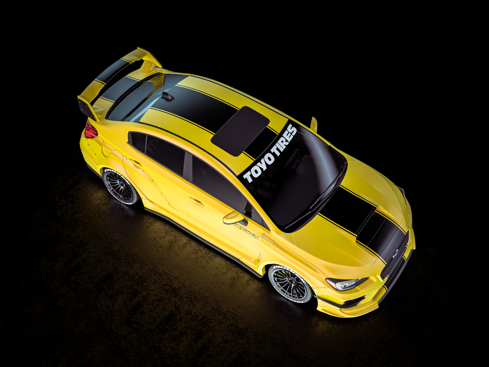 Full URBAN-R ver 2 kit / WIDE BODY KIT Subaru Impreza WRX STI 14-17