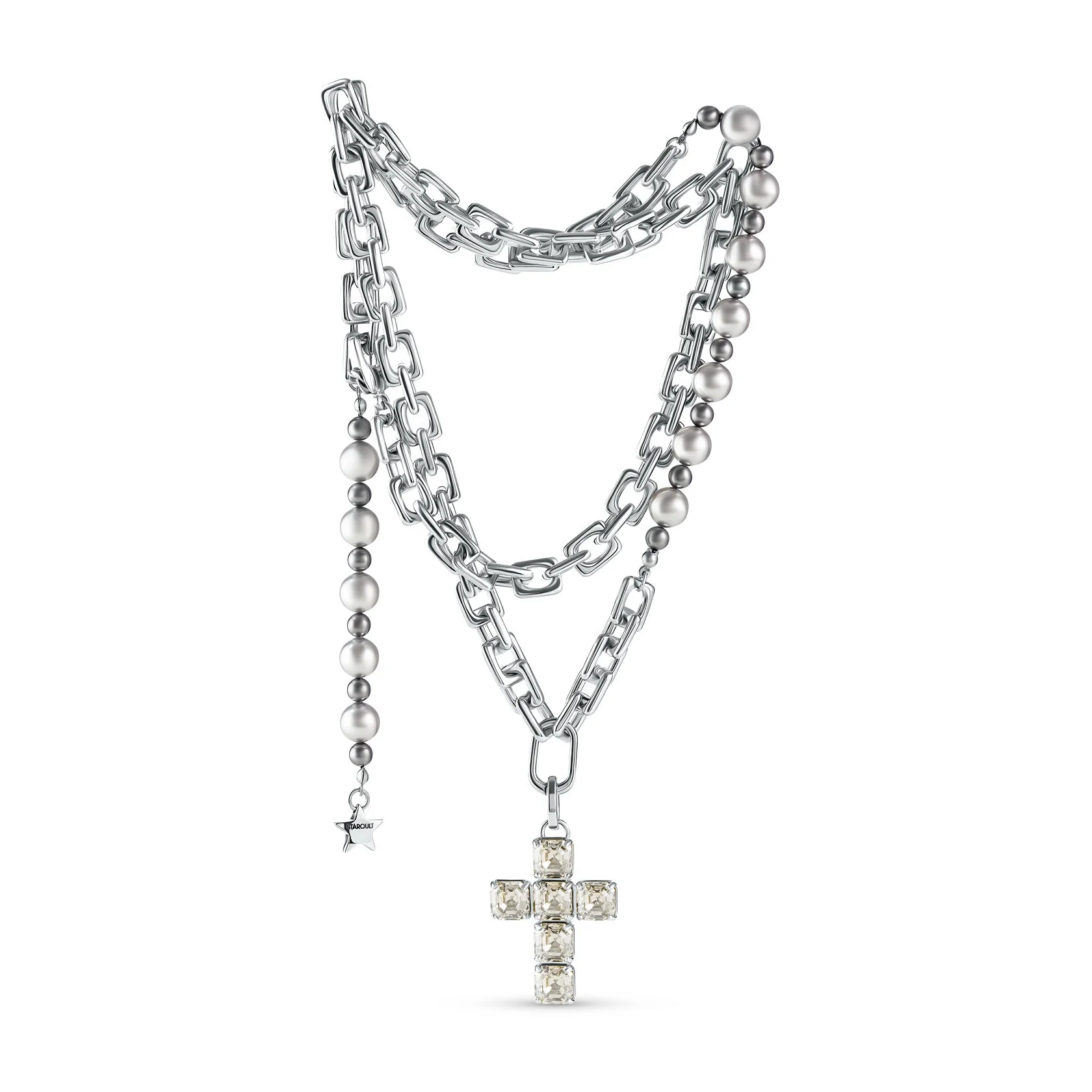 колье-трансформер SILVER SHADE L