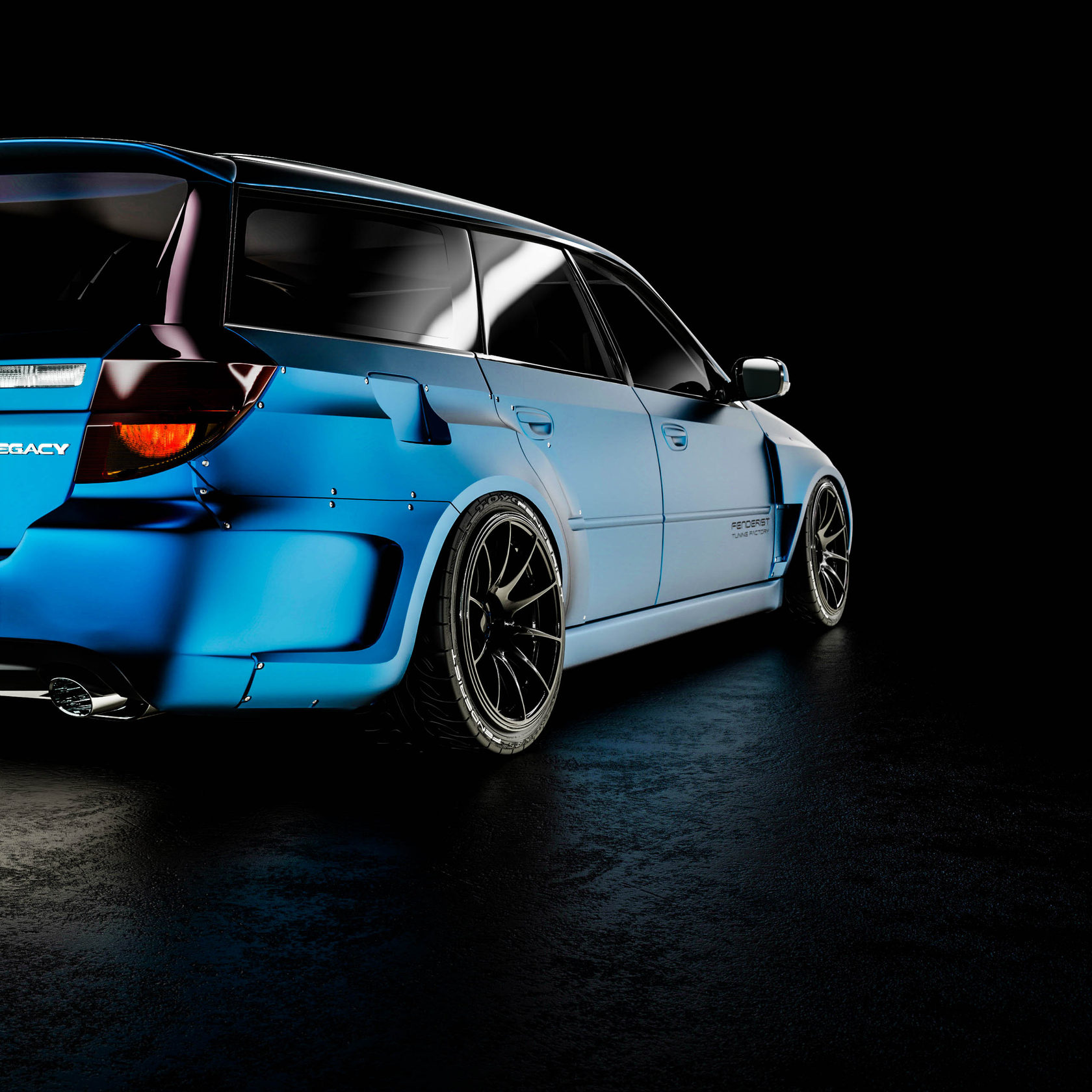 FENDERIST SPEC S Fender Flares / WIDE BODY KIT SUBARU Legacy Wagon 03-06