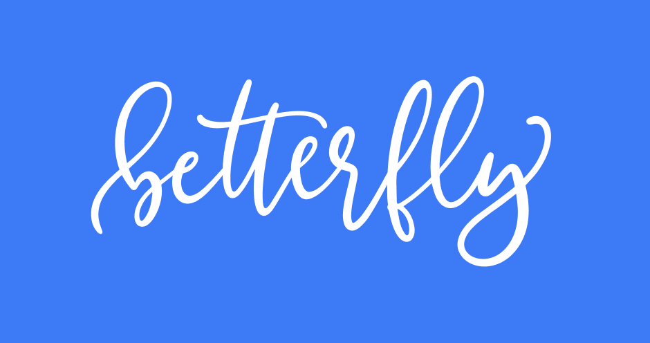 BetterFly Font | Script Fonts - Blessed Print