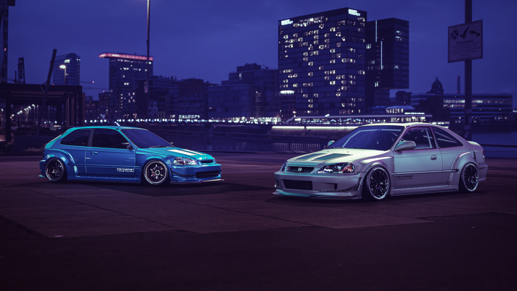 REAR DIFFUSER Honda Civic 96-00