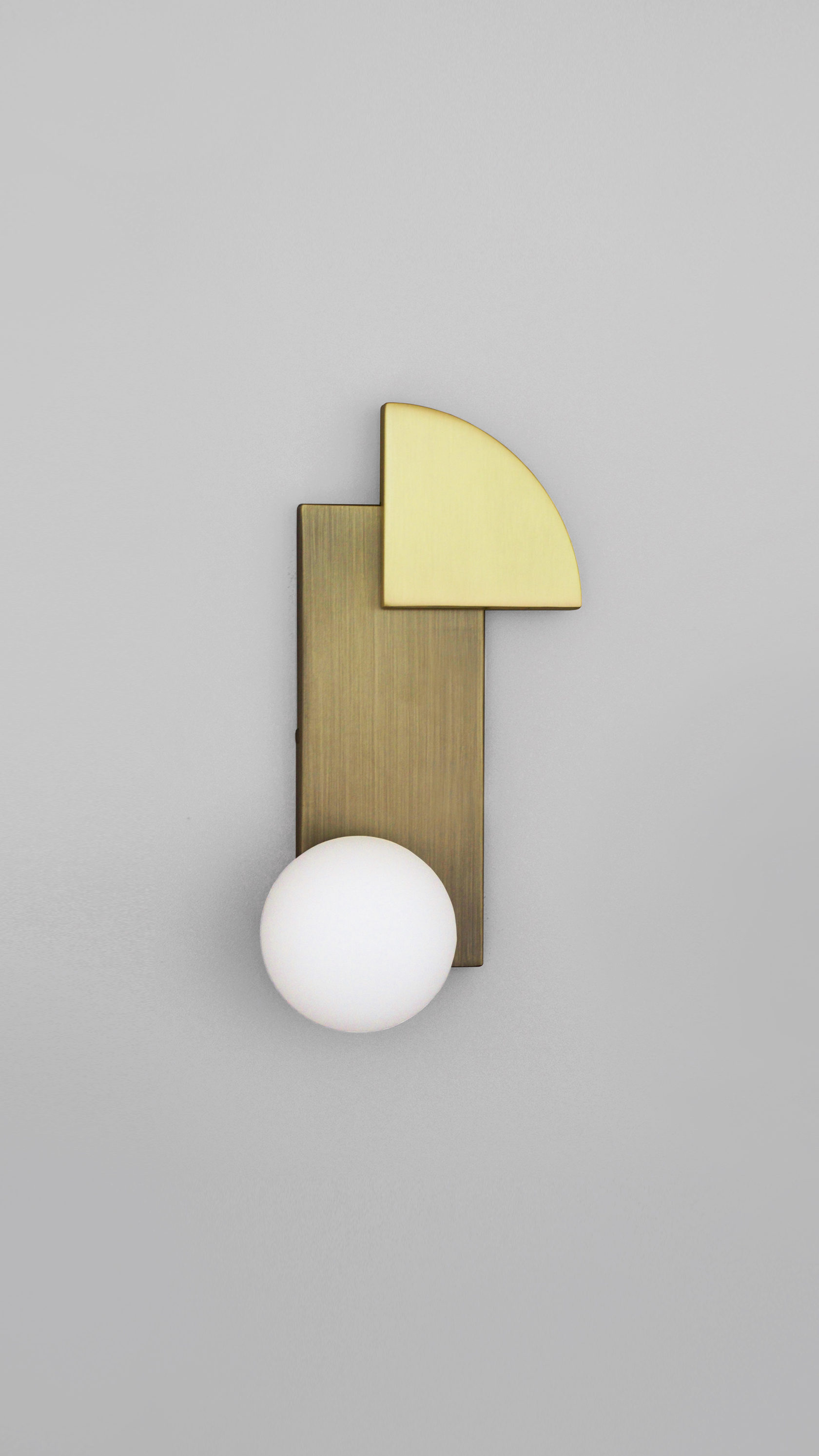 QUADRANT AND SPHERE – WALL LIGHT
