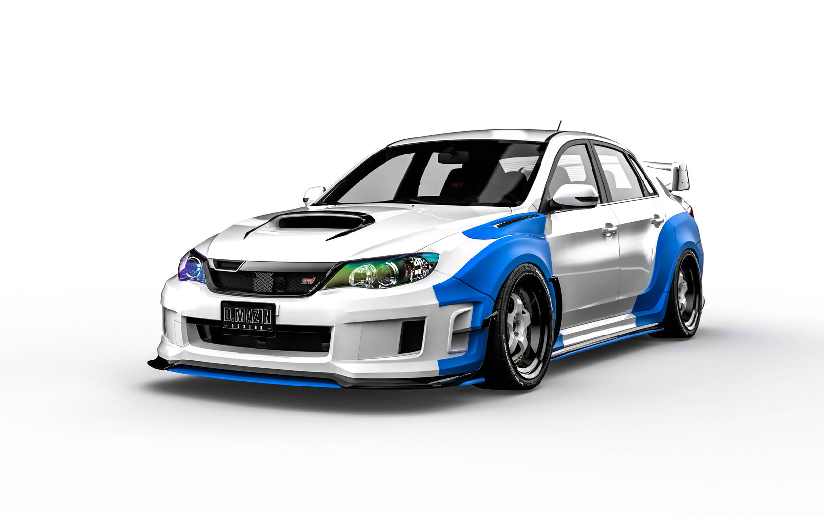 REAR SPLITTERS SUBARU IMPREZA WRX STI GVB/GVF 07-14