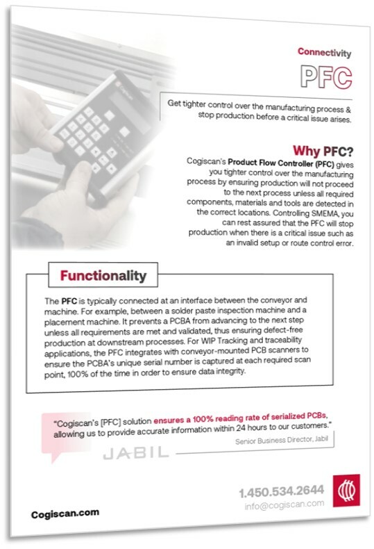 Product Flow Controller - Cogiscan