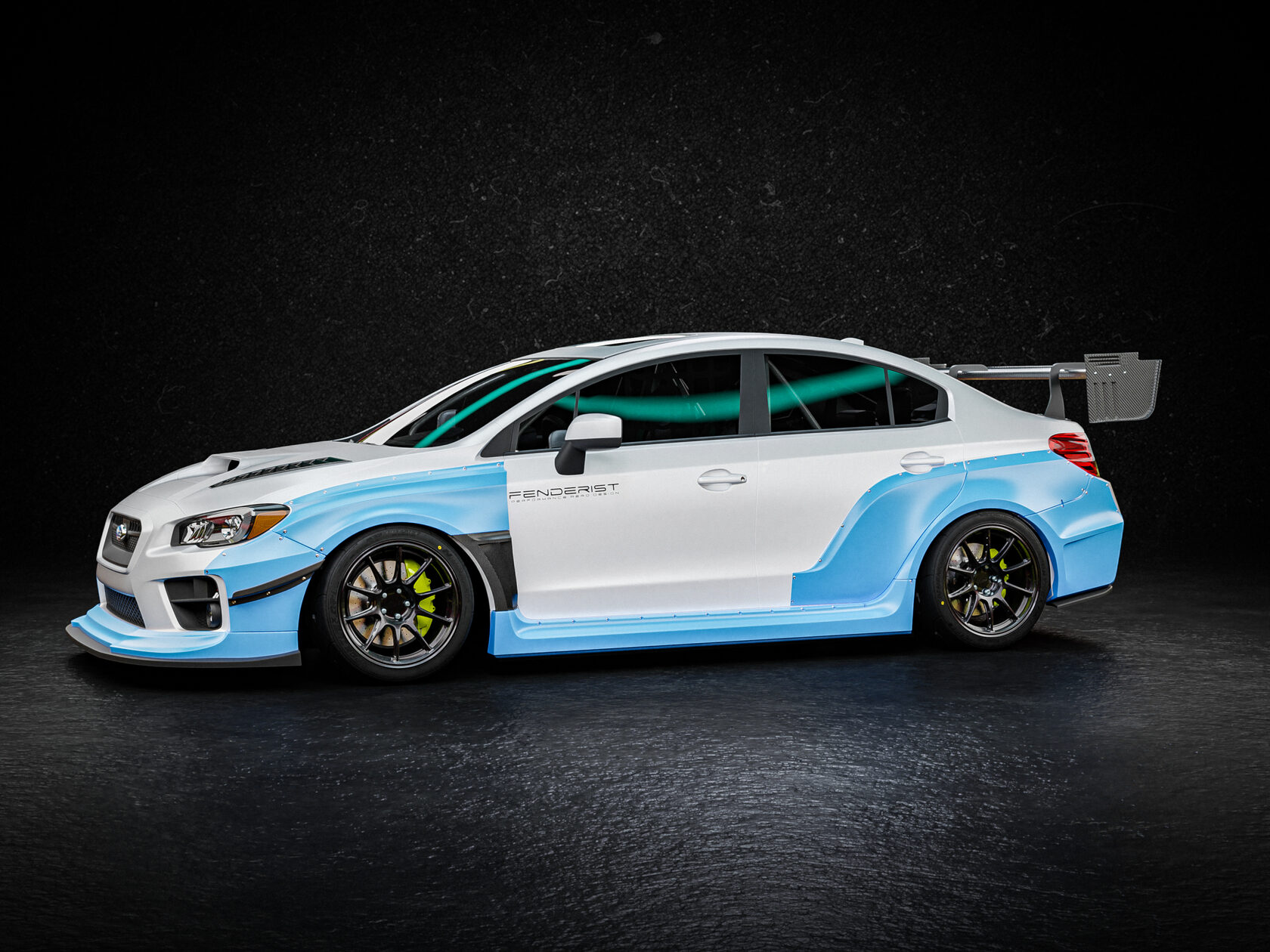 Full FENDERIST SPEC R kit / WIDE BODY KIT Subaru Impreza WRX STI 14-17