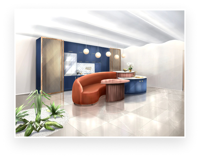 Interior Sketching in Live Home 3D + Procreate