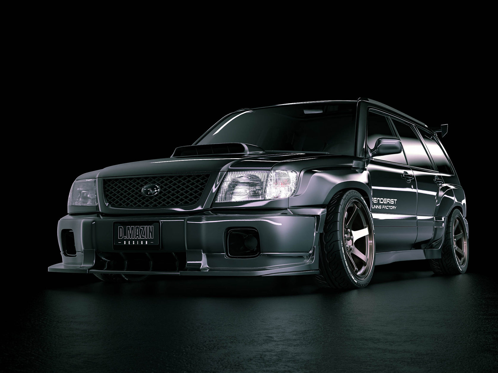 Top Spoiler v2 SUBARU FORESTER SF5/9 97-99
