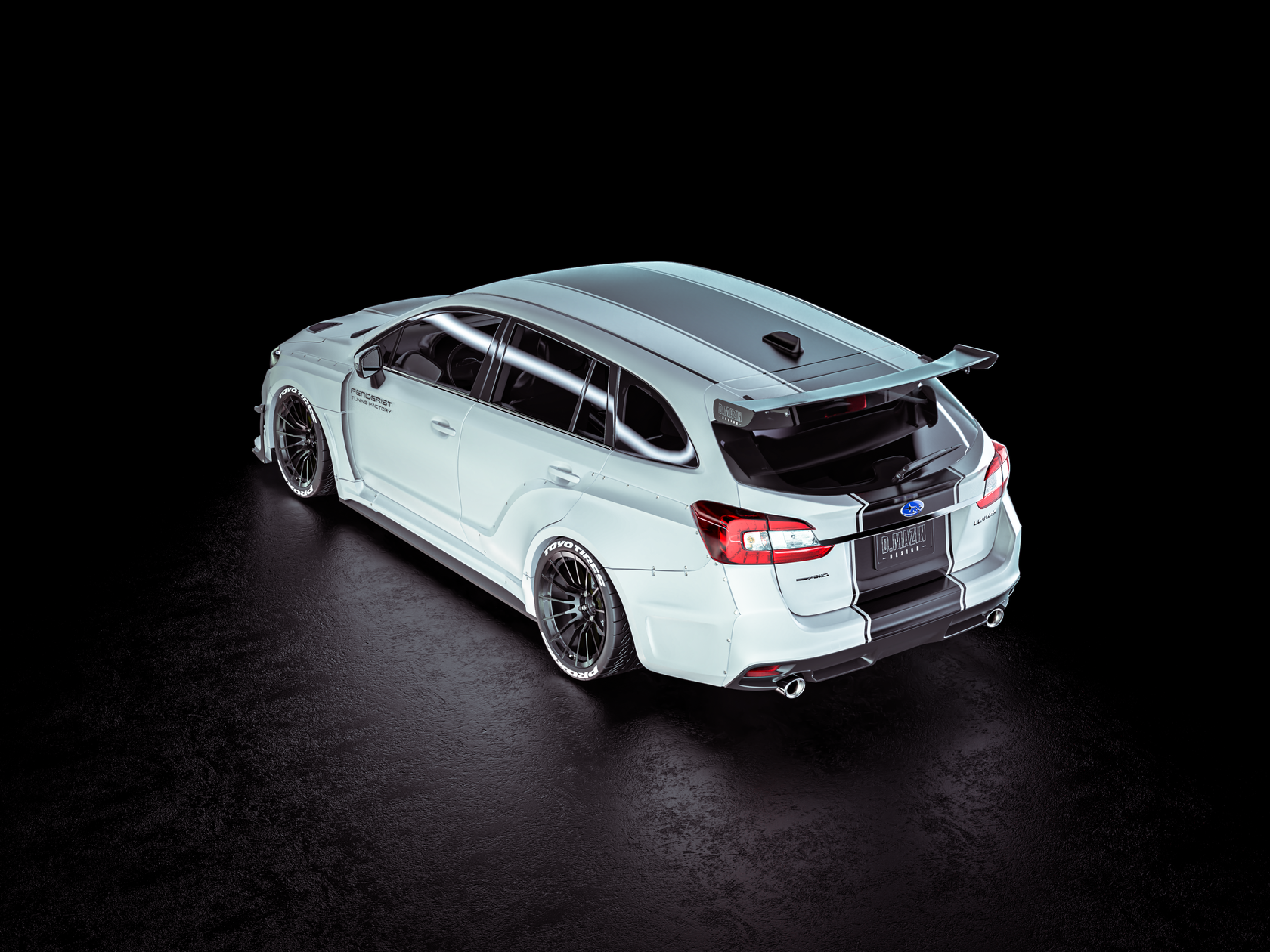 Full FENDERIST SPEC S kit / WIDE BODY KIT Subaru Levorg 14-17