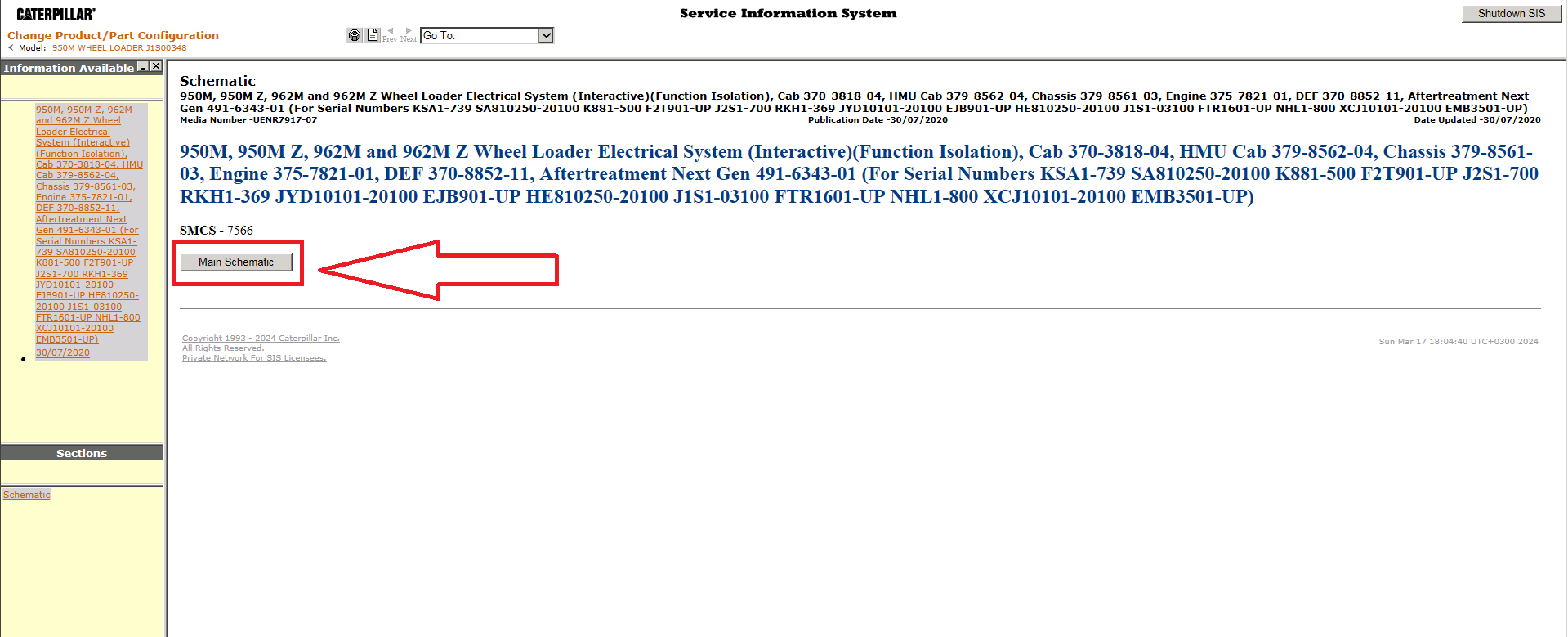 Instructions, manual for SIS CAT - Service Information System. Step-by ...