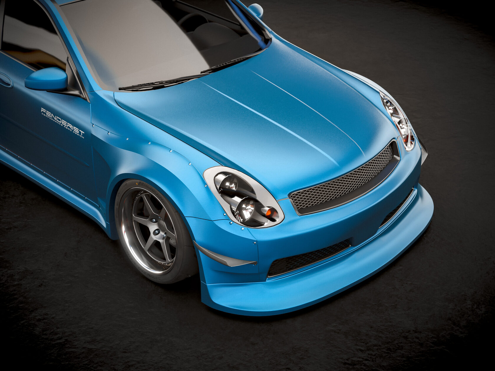 FENDERIST SPEC S Full Set / WIDE BODY KIT INFINITI G35 / NISSAN SKYLINE ...