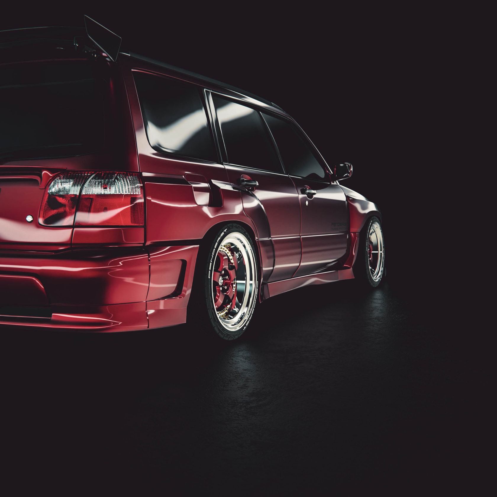 Fender Flares Set / Wide Body Kit SUBARU FORESTER SF5/9 99-02