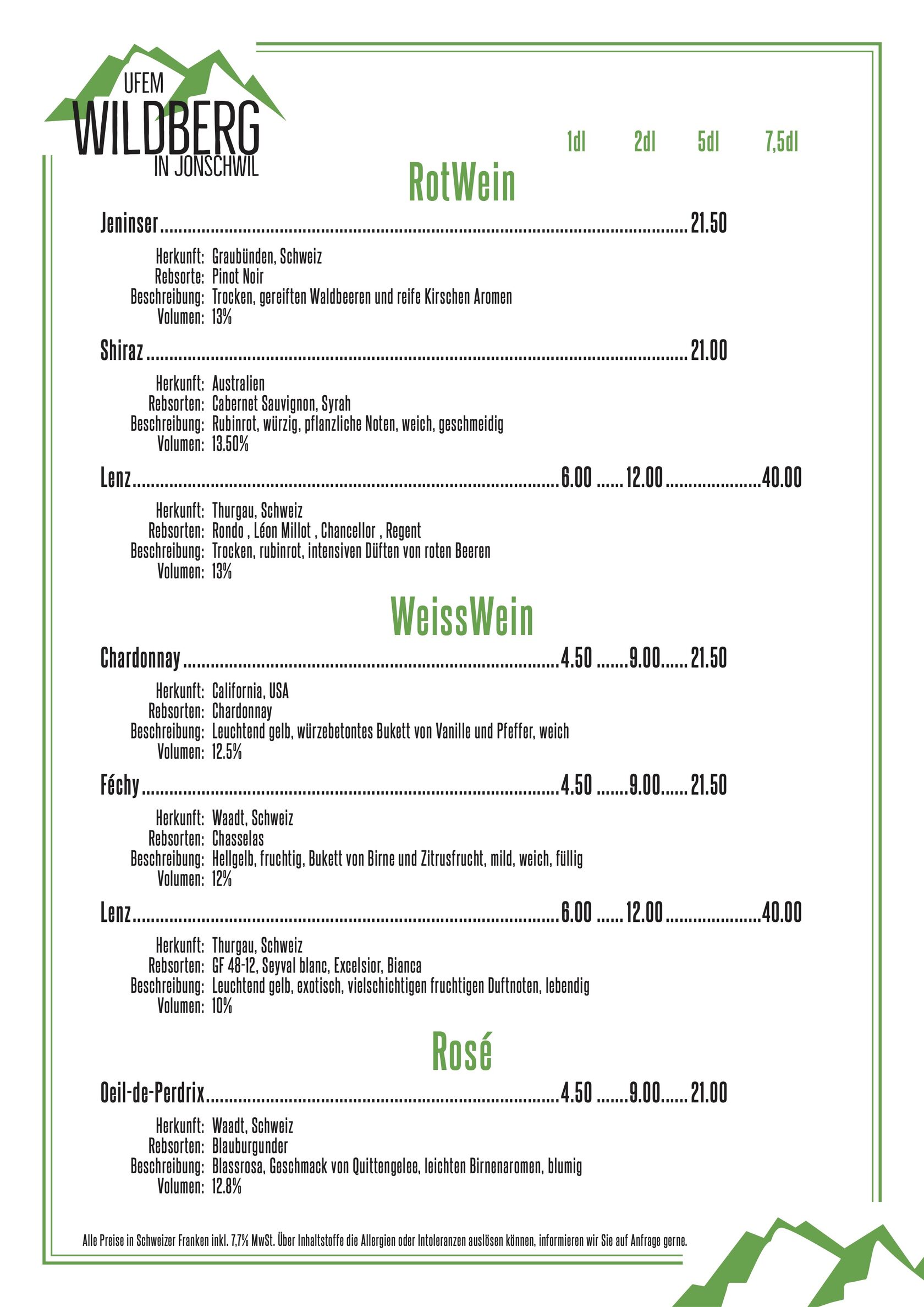 Restaurant Wildberg — restaurant mit gutbürgerlicher Küche