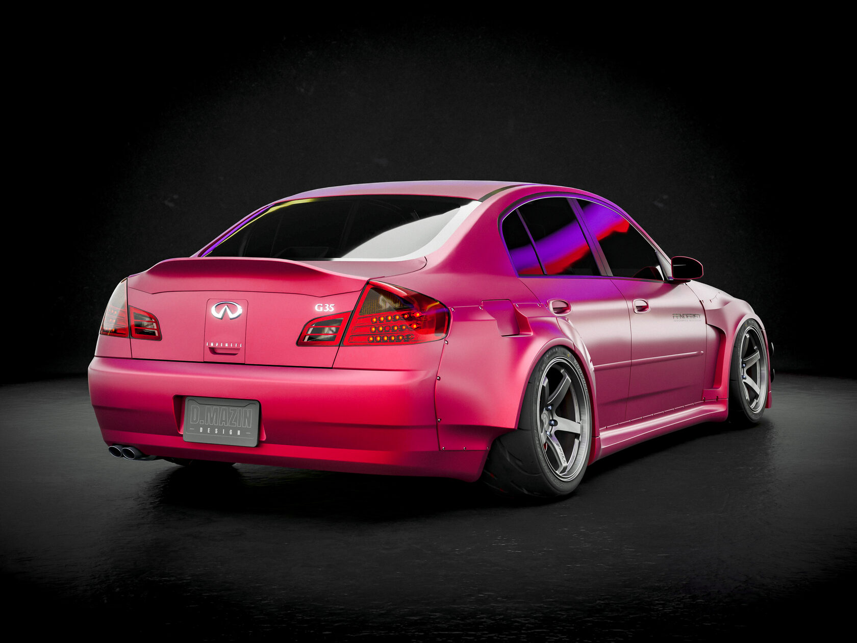 FENDERIST SPEC S Full Set / WIDE BODY KIT INFINITI G35 / NISSAN SKYLINE ...