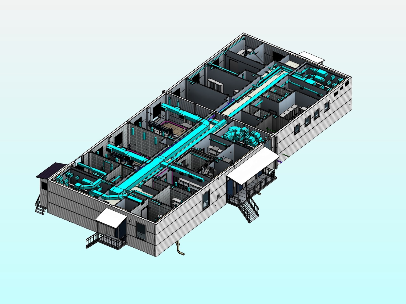 BIM model for a laboratory