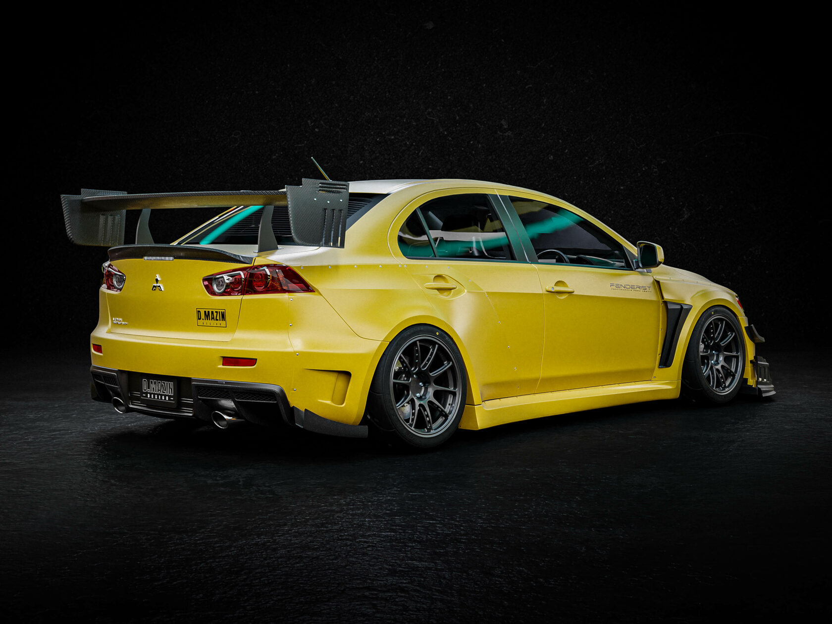 FENDERIST SPEC R Full Set / WIDE BODY KIT MITSUBISHI LANCER EVO X 2008-2015