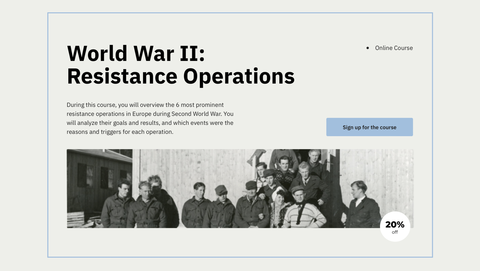 World War II: Resistance Operations
