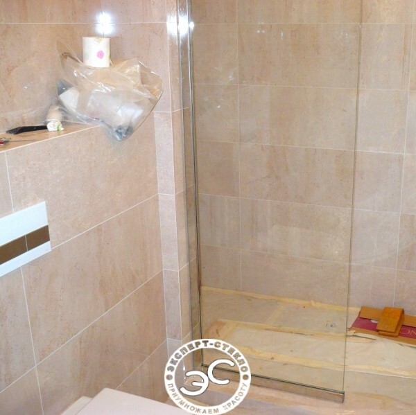 Душевое ограждение из стекла