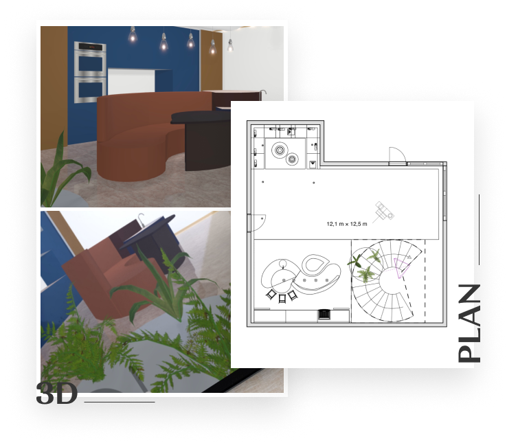 Interior Sketching in Live Home 3D + Procreate