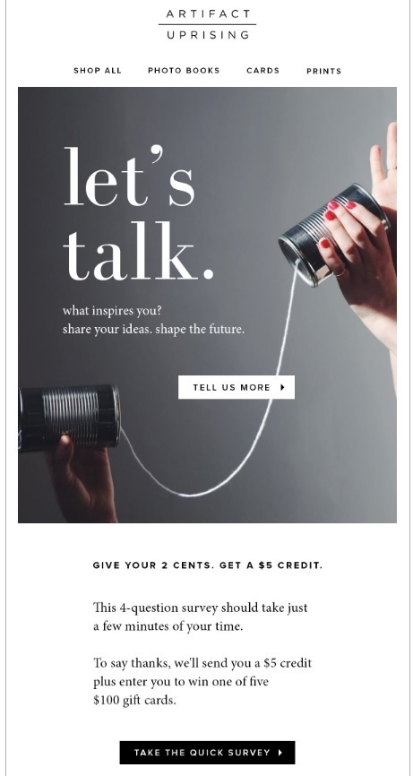 20 Examples of Fantastic Email Copywriting: Creative Survey Invitations