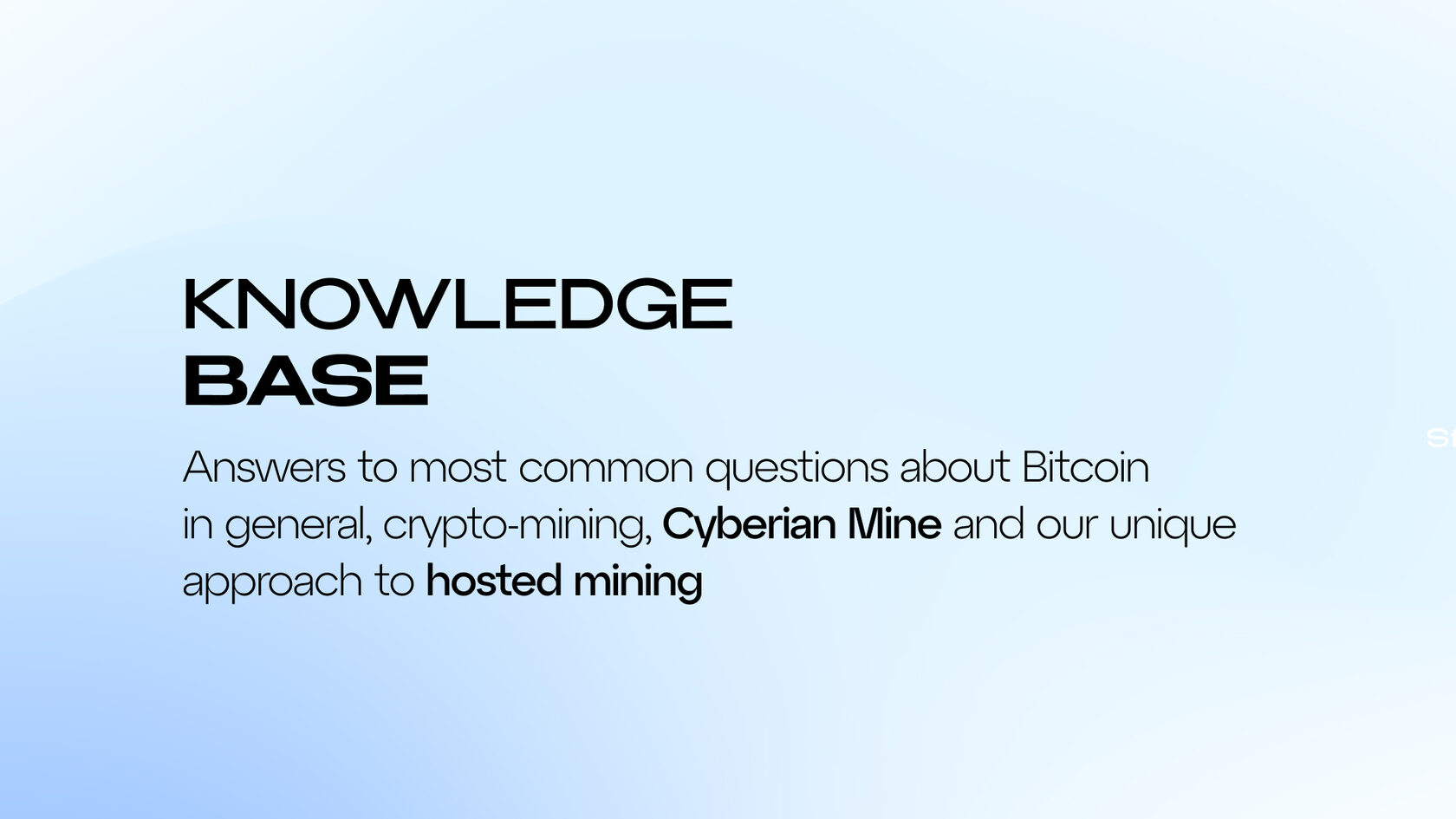 Frequently Asked Questions (FAQ) | Cyberian Mine