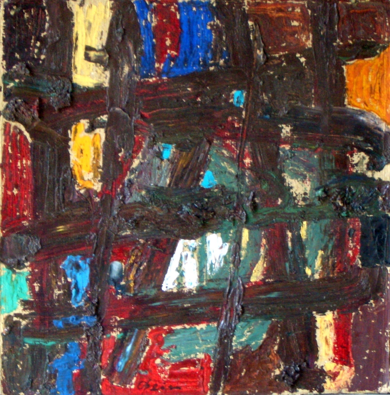 SUNRISE М. Feigin Pressboard, oil 33 x 33 cm (13" x 13") Year: 1988