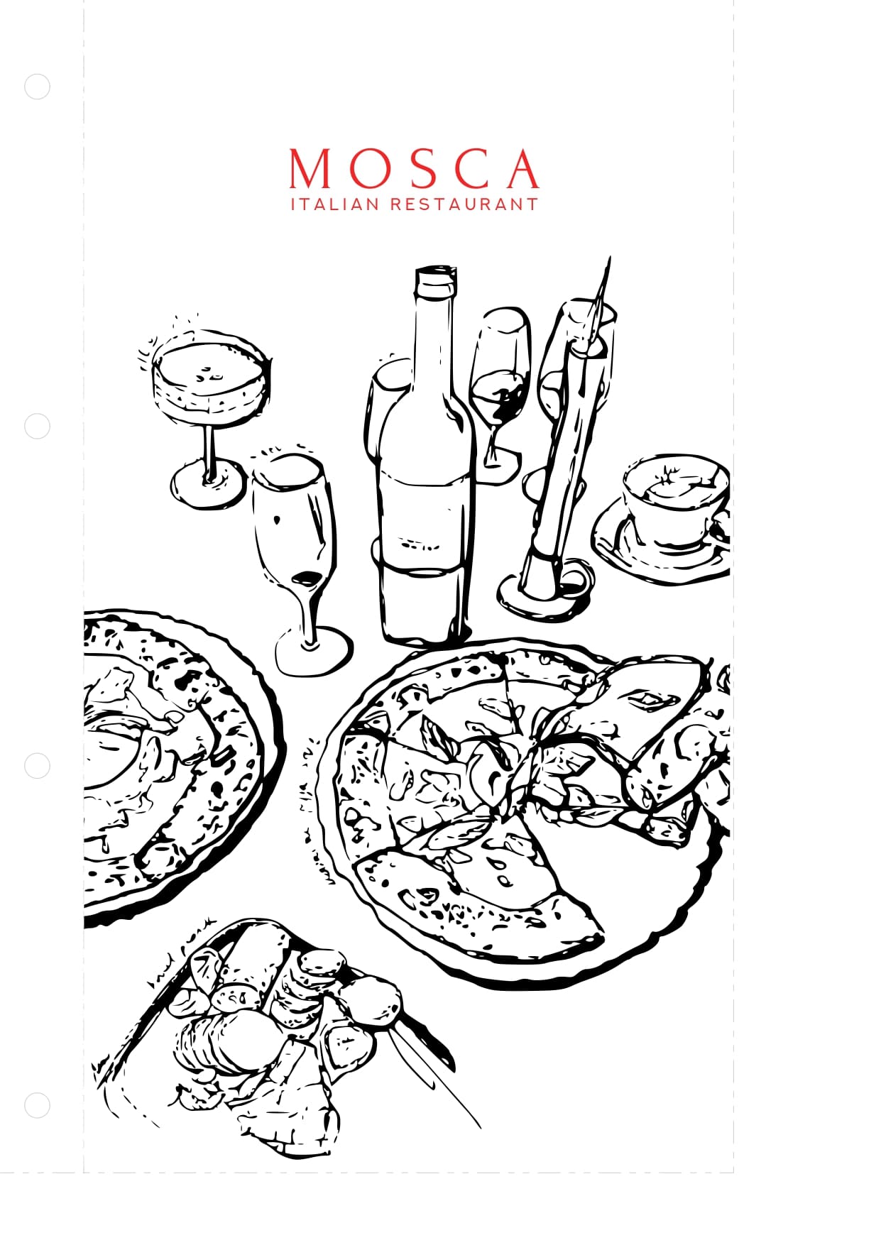 Menu | Mosca