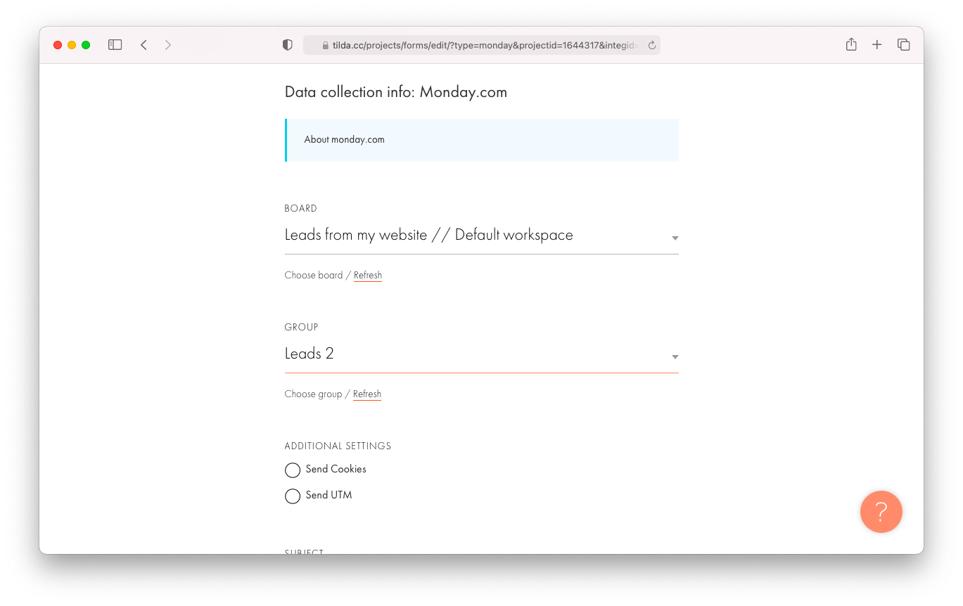 How to Save Form Submissions to Monday.com │ Tilda Help Center