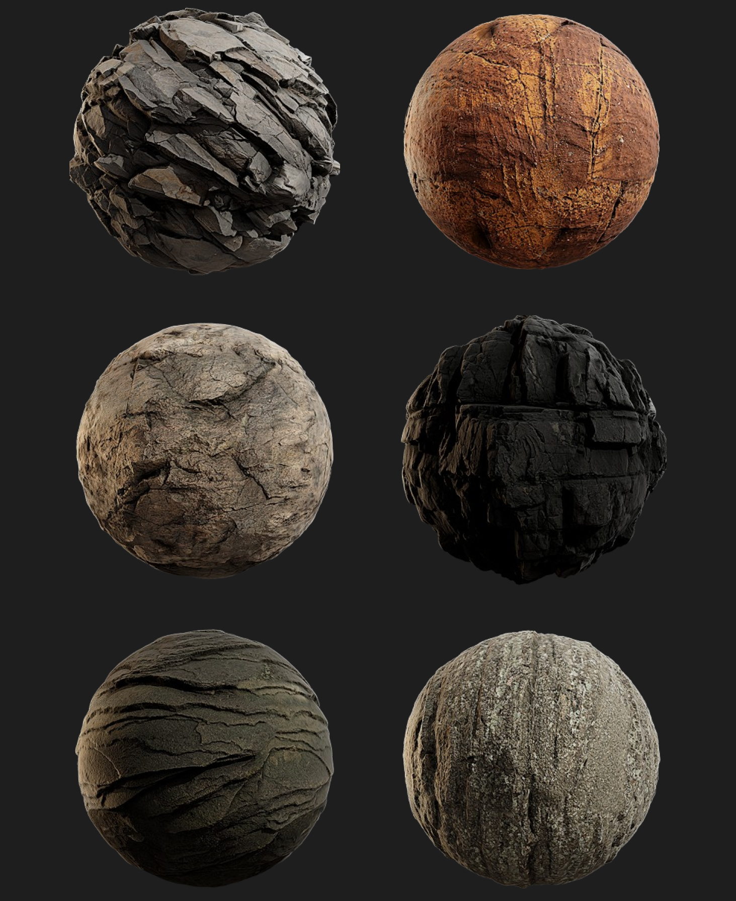 Imitation rock on the wall. Concrete artificial rocks.