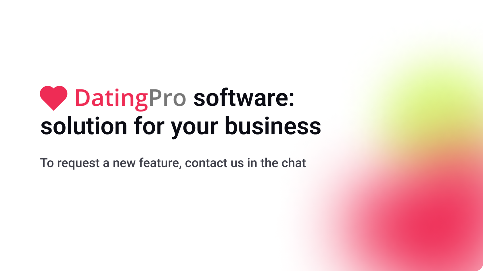 Start your own dating site with PG Dating Pro