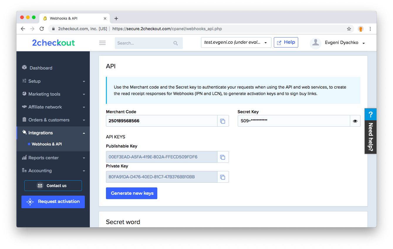 How to Set Up Verifone Payment System │ Tilda Help Center
