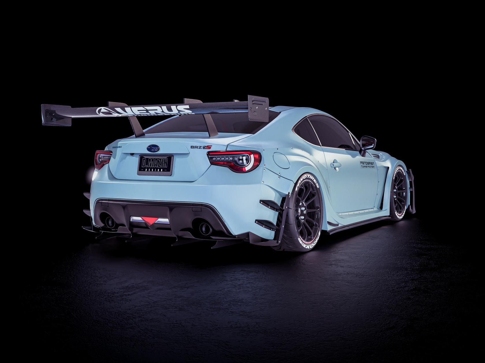 Full FENDERIST SPEC R kit / WIDE BODY KIT SUBARU BRZ 2017-2020