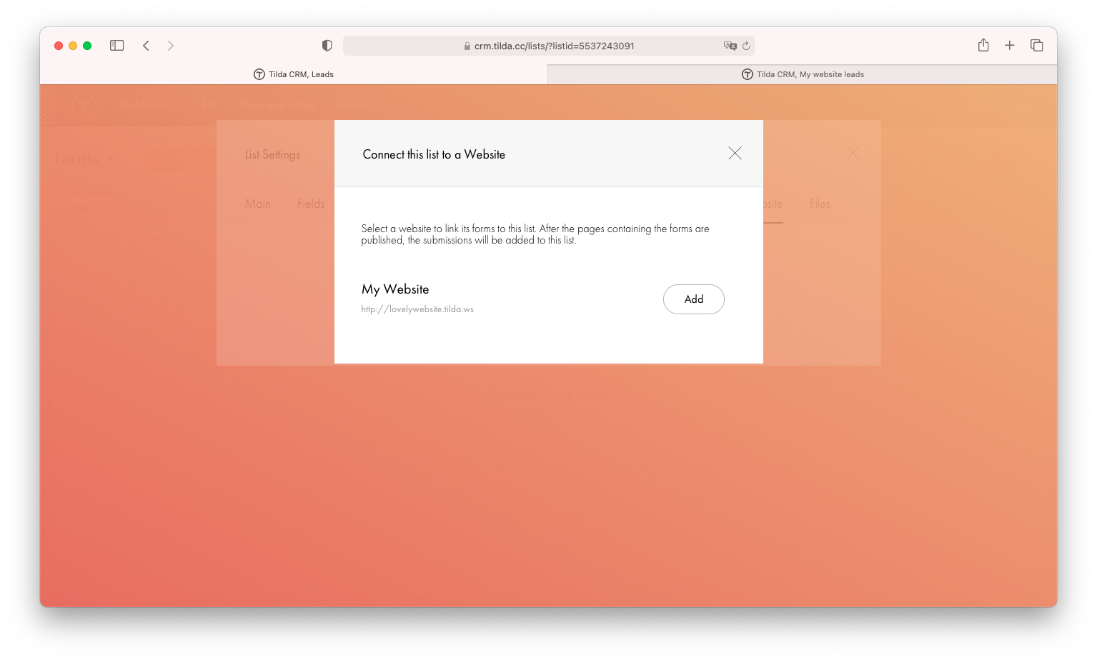 Tilda CRM │ Tilda Help Center