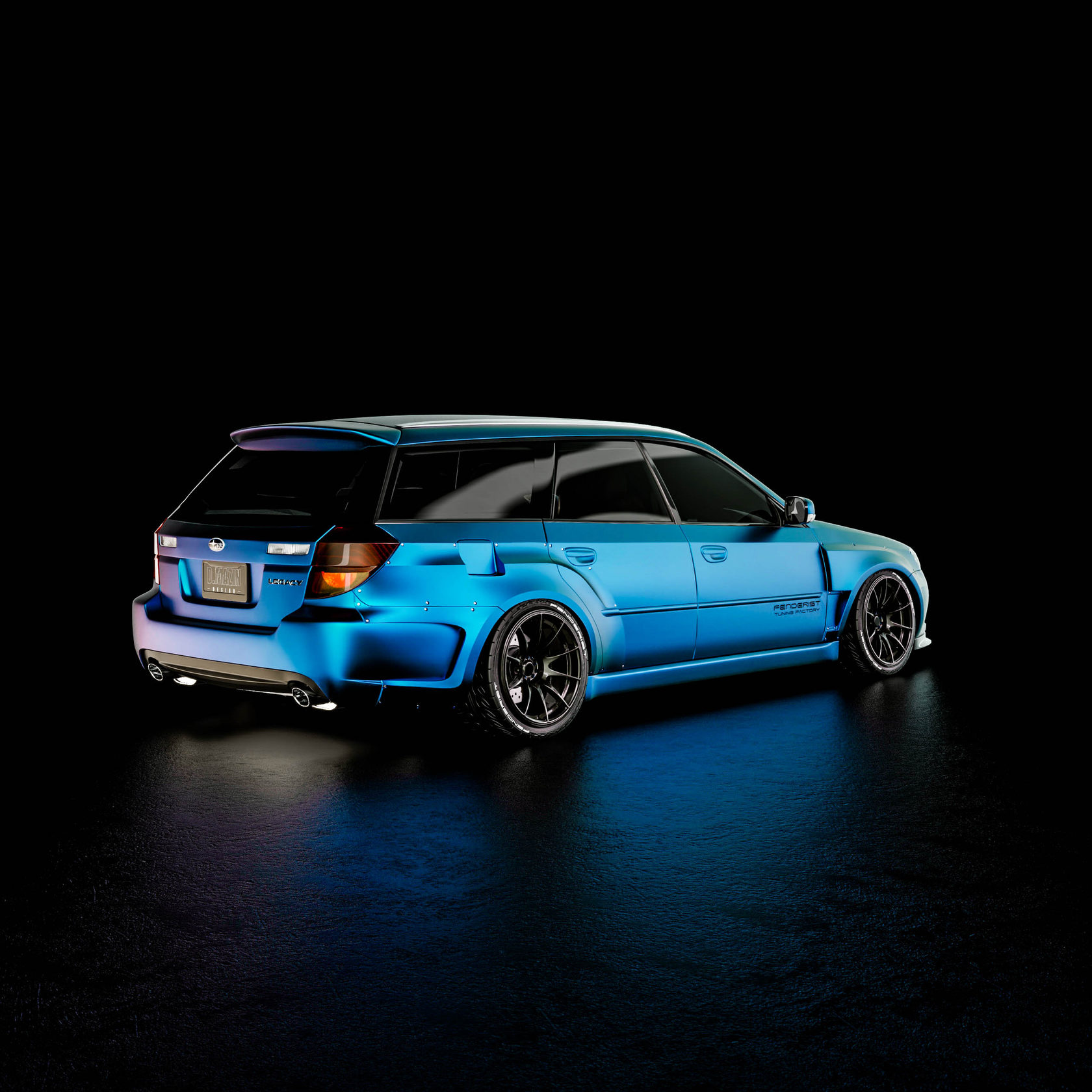 FENDERIST SPEC S Fender Flares / WIDE BODY KIT SUBARU Legacy Wagon 03-06