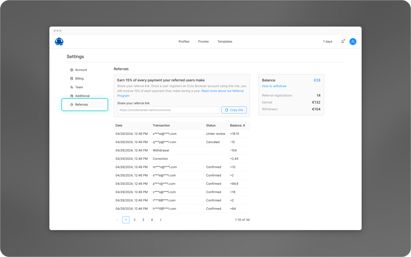 Octo Browser launches its Referral Program