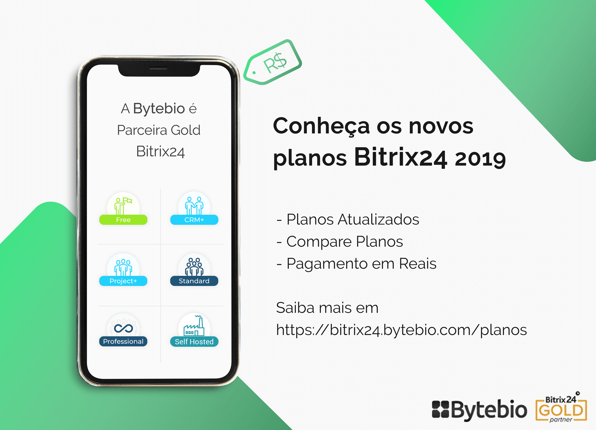 Planos Bitrix24 Cloud 2019 | Bytebio Bitrix24 Gold Partner