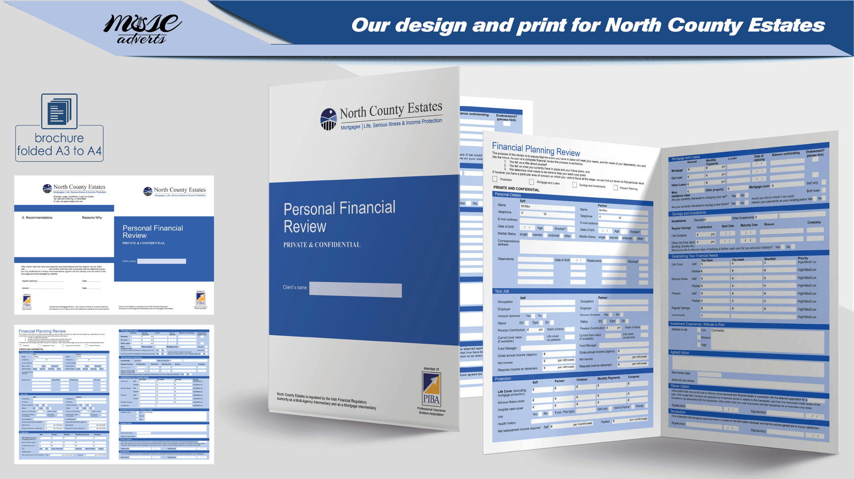 Printing / Brochures / Premium 250 gsm paper